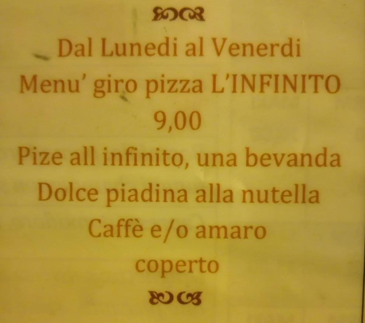 Menu at Pizza & Core restaurant, Pulsano