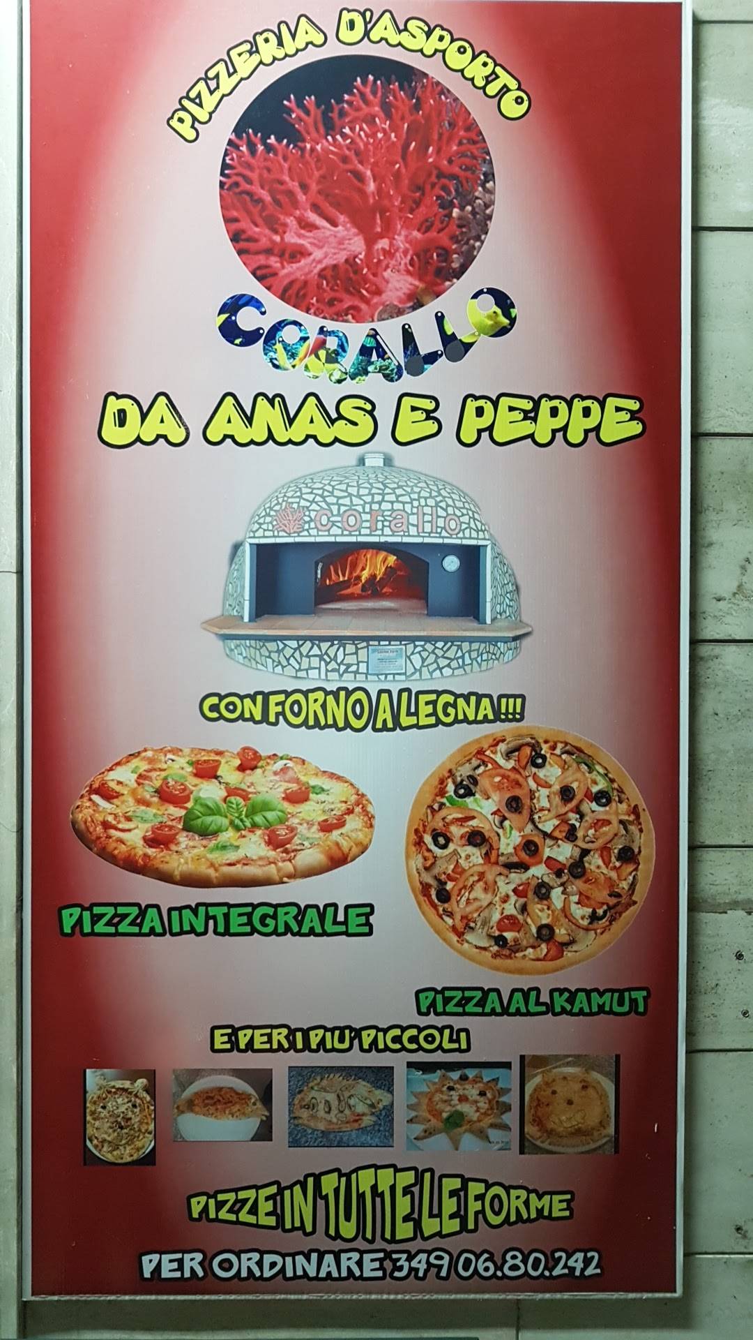 Menu au Pizzeria il Corallo, Castel D'ario