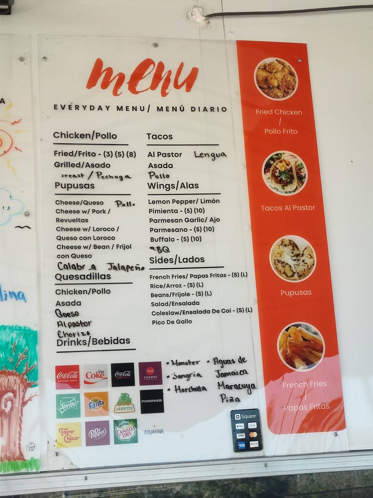 Menu at Pollo Encantado restaurant, Lehigh Acres