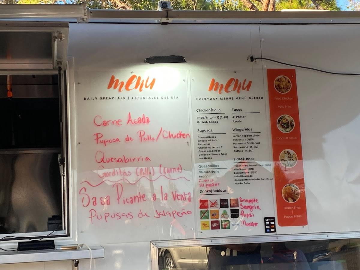 Menu at Pollo Encantado restaurant, Lehigh Acres
