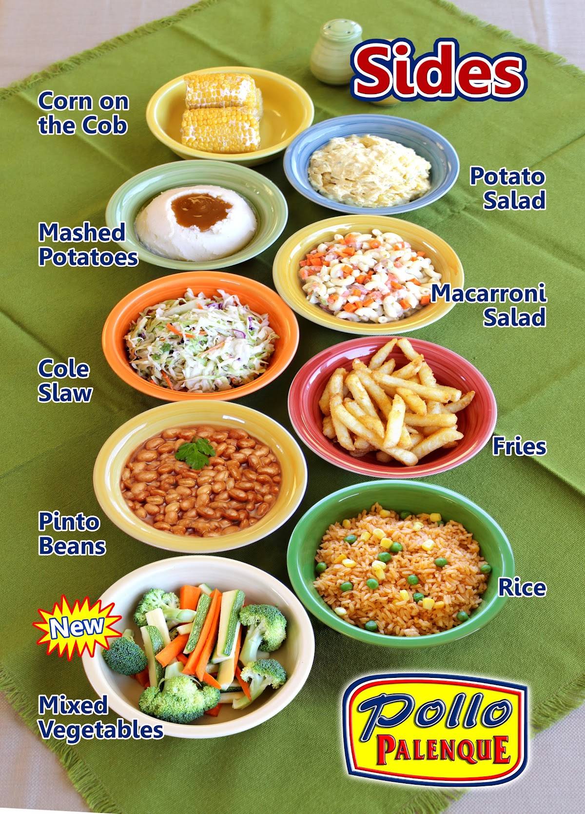 Carta del restaurante Pollo Palenque Rio Grande, Rio Grande City