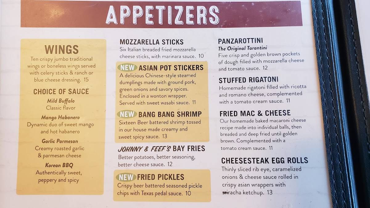 Menu at Ponzio's Diner-Bakery-Bar, Cherry Hill