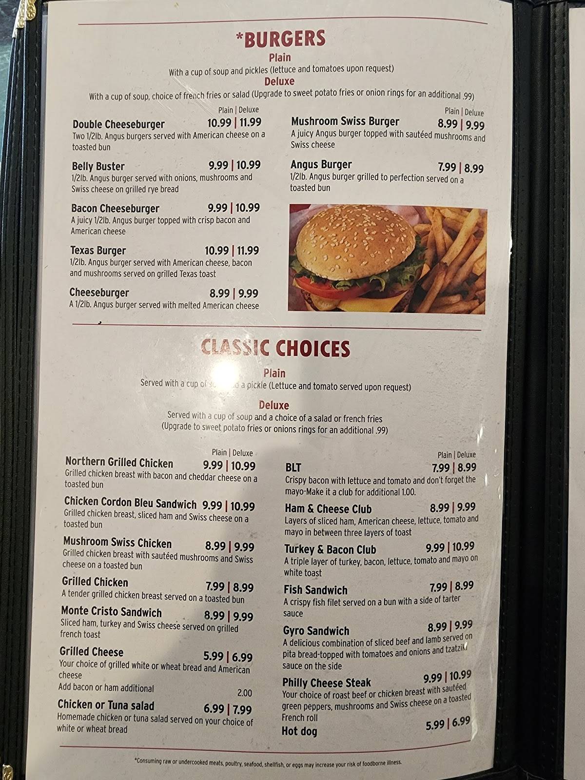 Menu at Red Apple Restaurant, Portage, E Wisconsin St