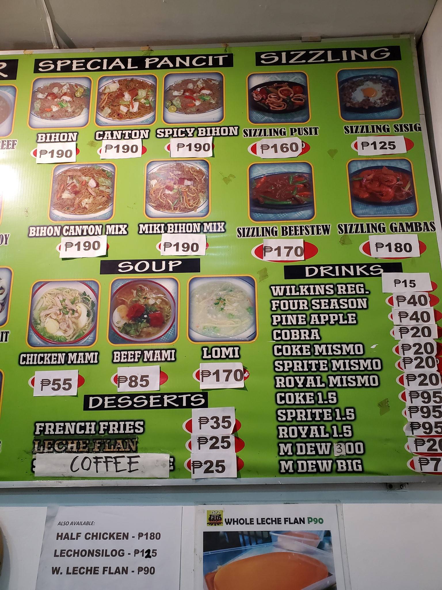 Menu at Prethegem Food House restaurant, San Mateo