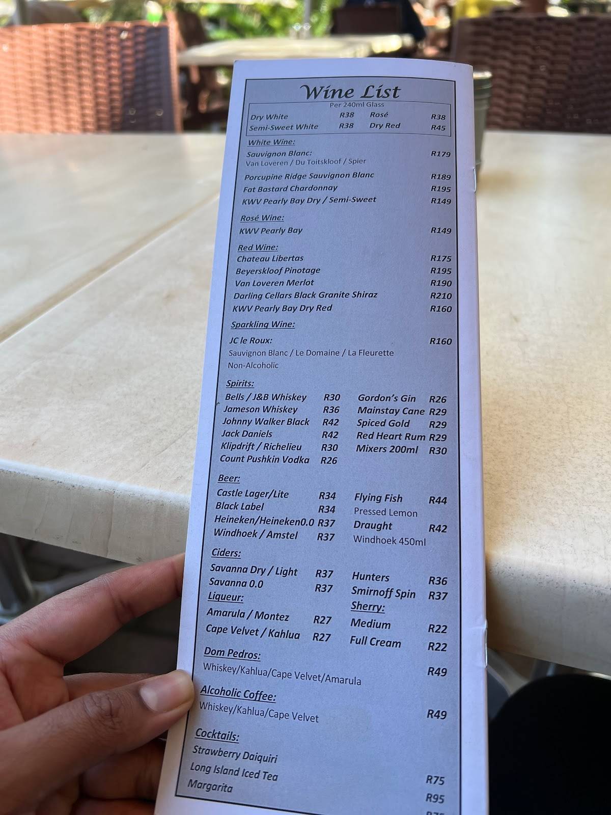 Menu at Milkplum Cafe, Pretoria, 2 Cussonia Ave