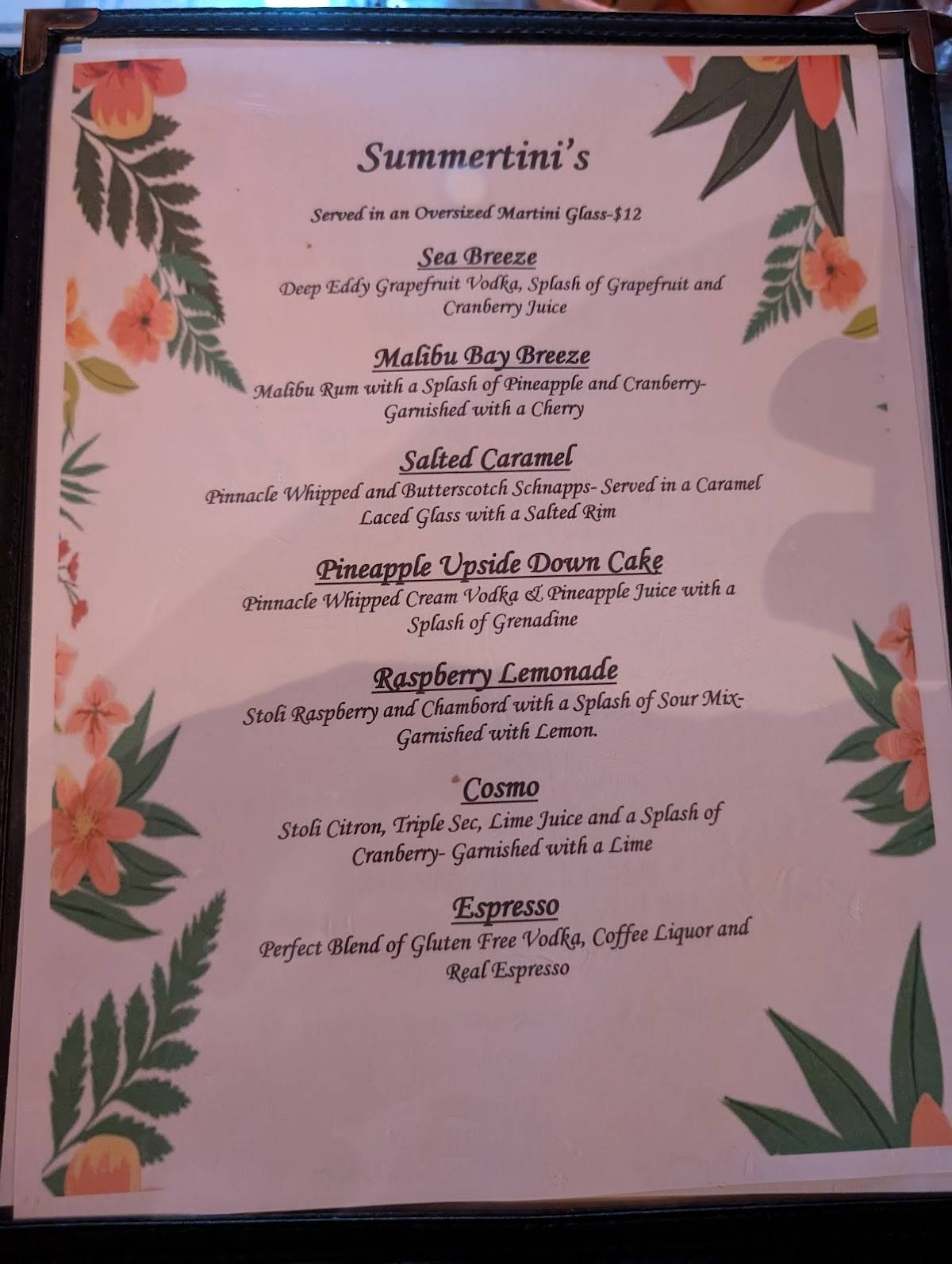Menu at Anvil Inn Restaurant, Fort Edward