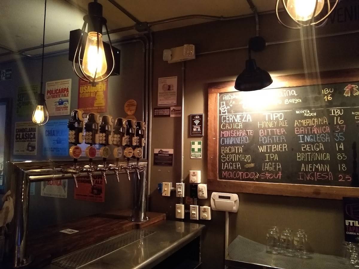 Carta del pub y bar BBC Cervecería Laureles, Medellín