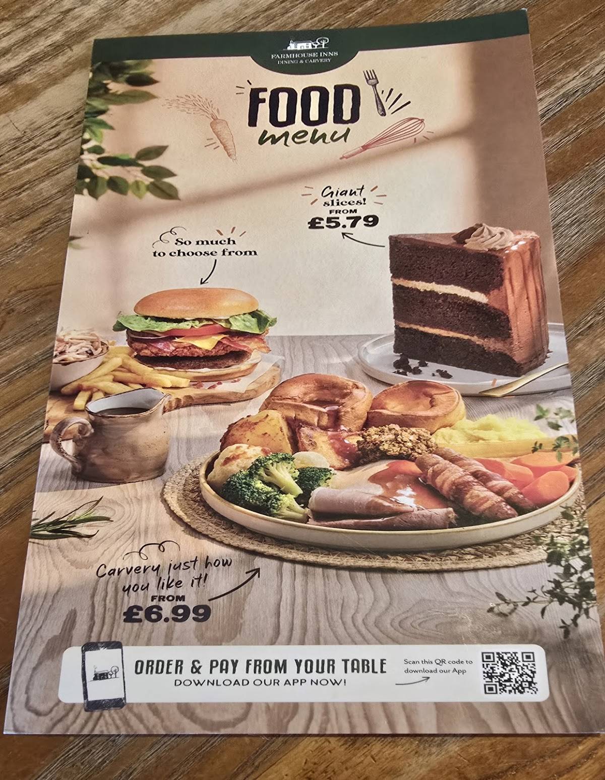 Menu at Elmwood Farm - Farmhouse Inns pub & bar, Sheffield, Old ...