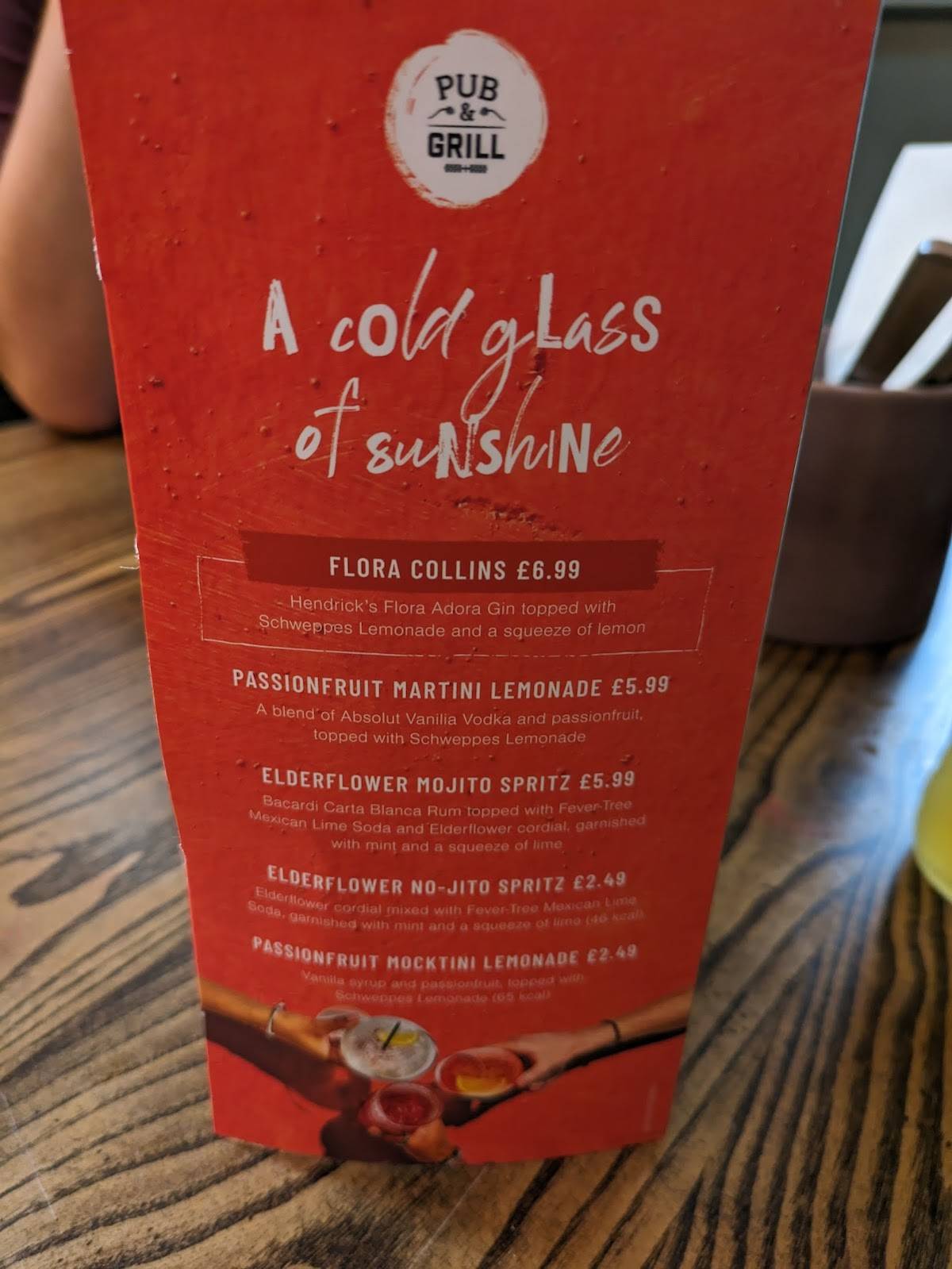 Menu at Harrington Arms Sawley pub & bar, Nottingham, 392 Tamworth Rd