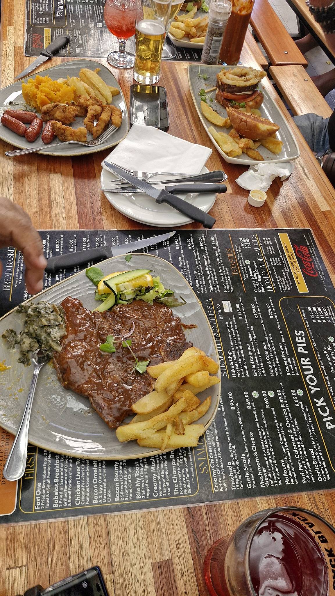 Menu at Horse And River Pub & Grill, Vanderbijlpark