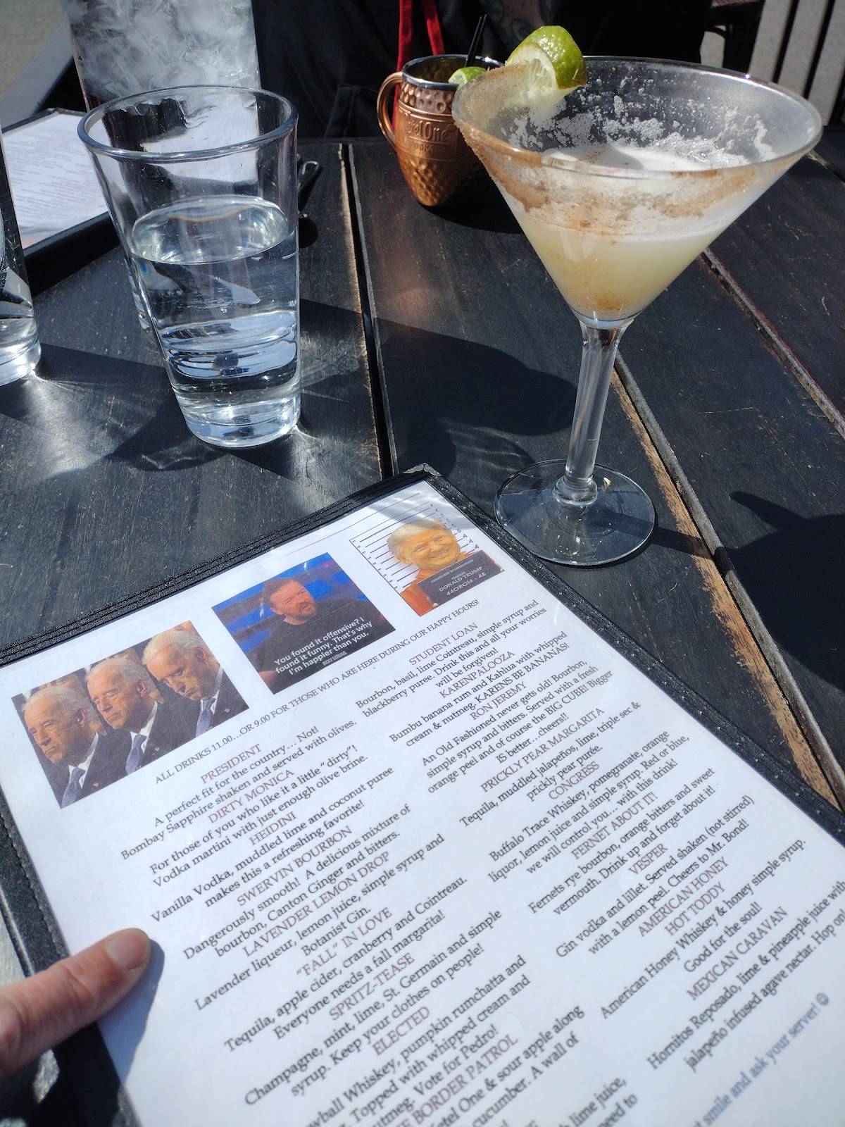 Menu at Pentagon Bistro & Martini Bar, Liberty Lake