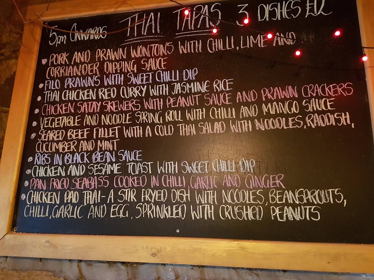 Menu at Scape House Inn pub & bar, Huddersfield