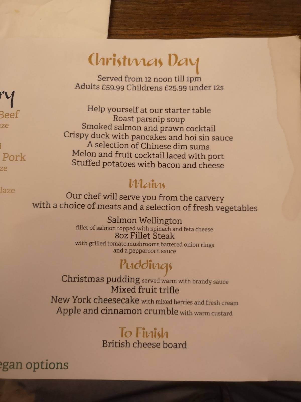 Menu at Summerhouse pub & bar, Boningale