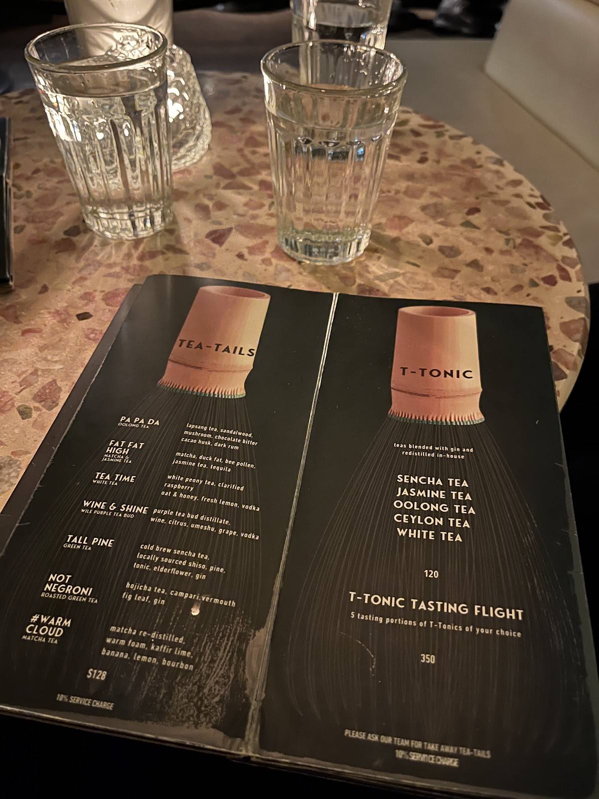 Menu at Tell Camellia pub & bar, Hong Kong