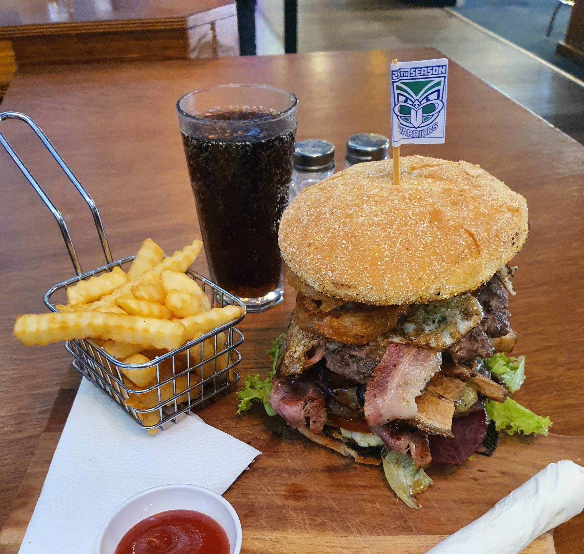 Menu at The RnM Sports Bar & Grill, Rotorua