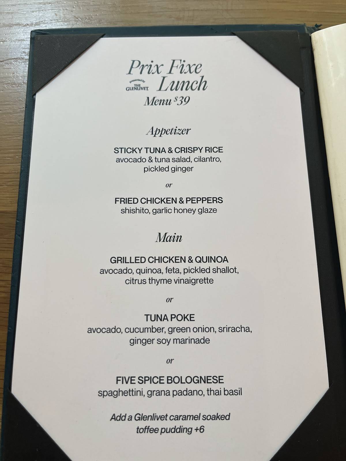 Menu at Walrus Pub & Beer Hall, Toronto