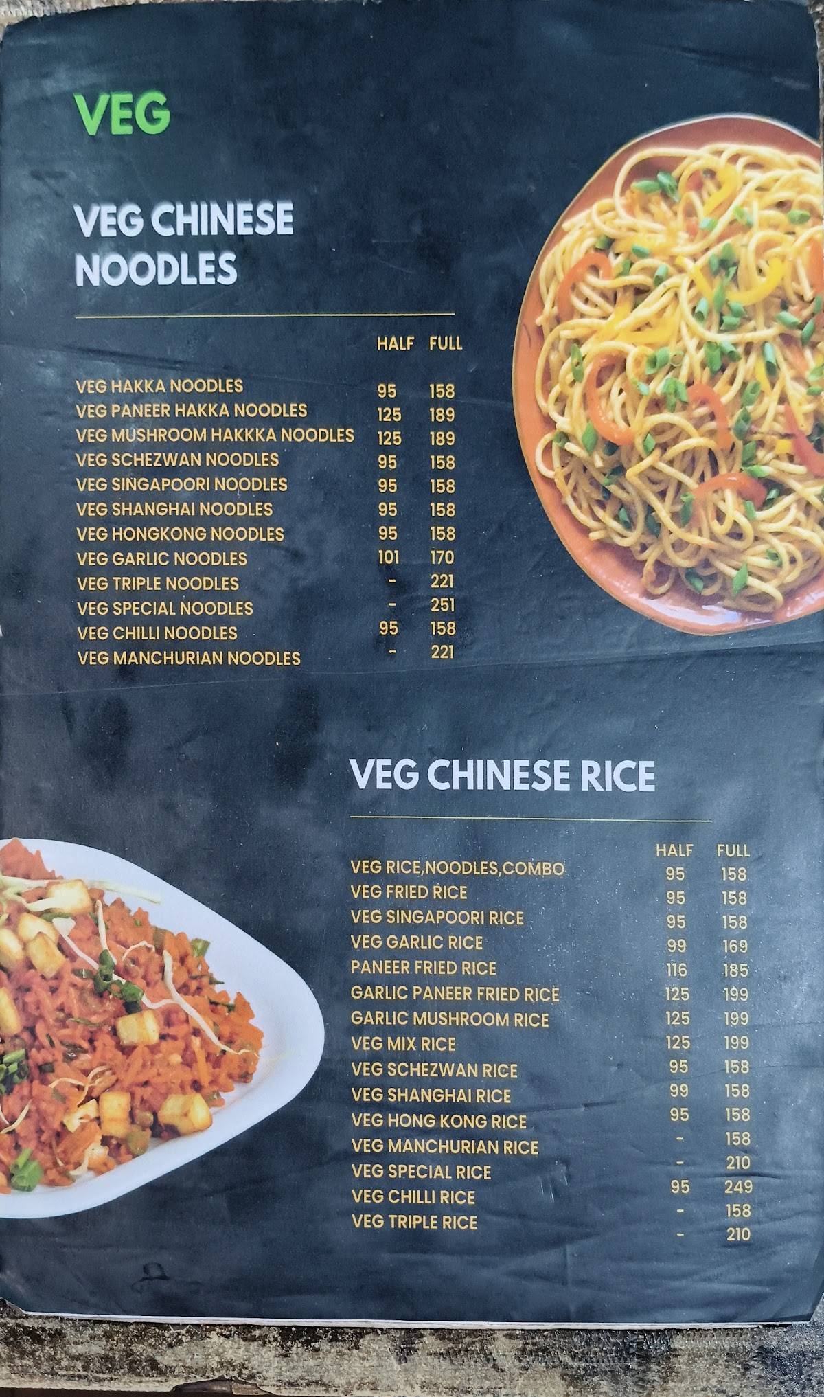 Menu at Xing Fu Chinese food restaurant, Pune