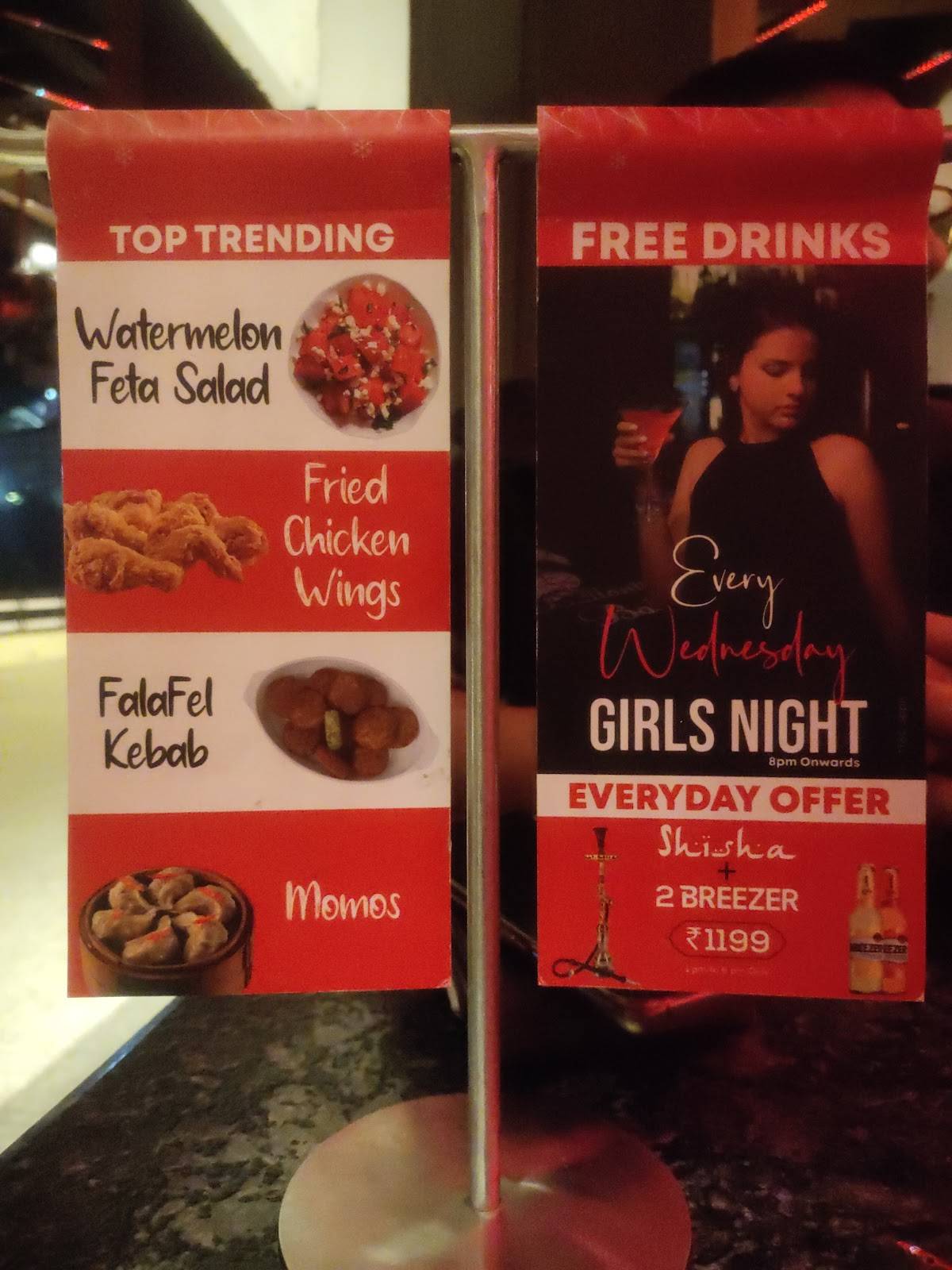 Menu at Pyramid Microbrewery, Shimla, Bridge View Regency