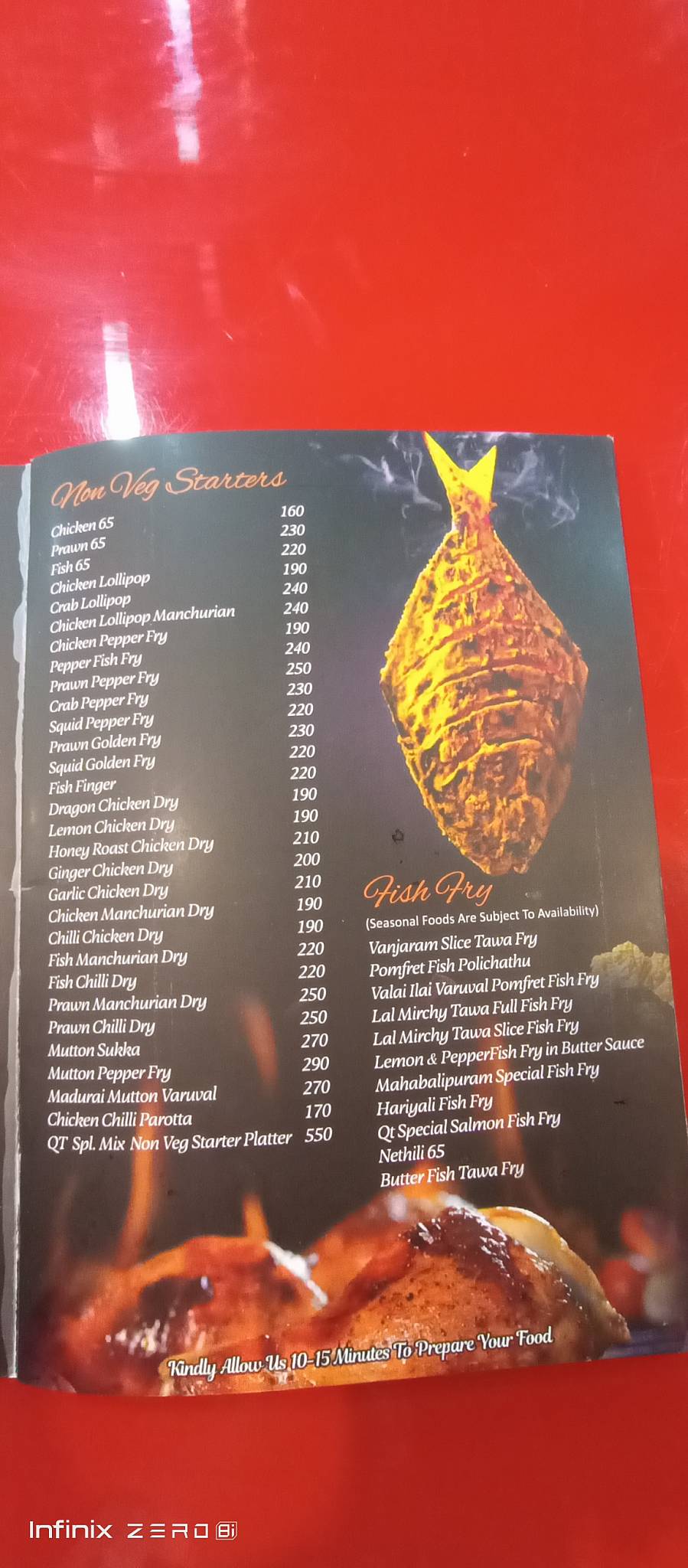 Menu at QT KITCHEN, Coimbatore