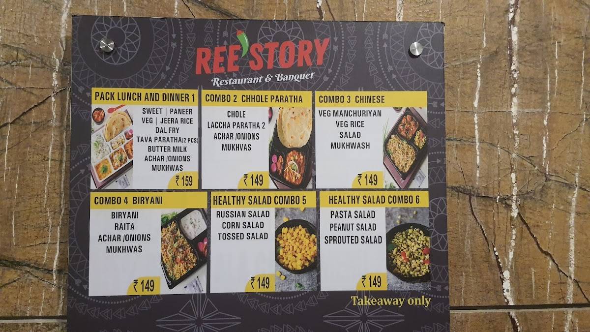 Menu at REE'STORY - Unlimited Multi Cuisine Food, Ahmedabad