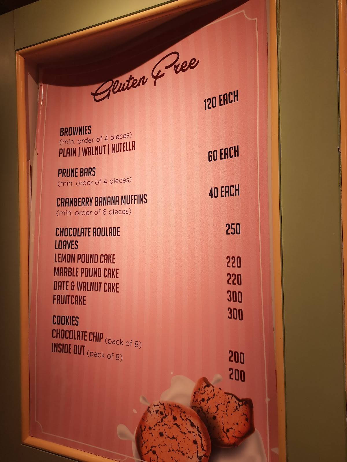 Menu at REVE PATISSERIE, Pune, Flat 1