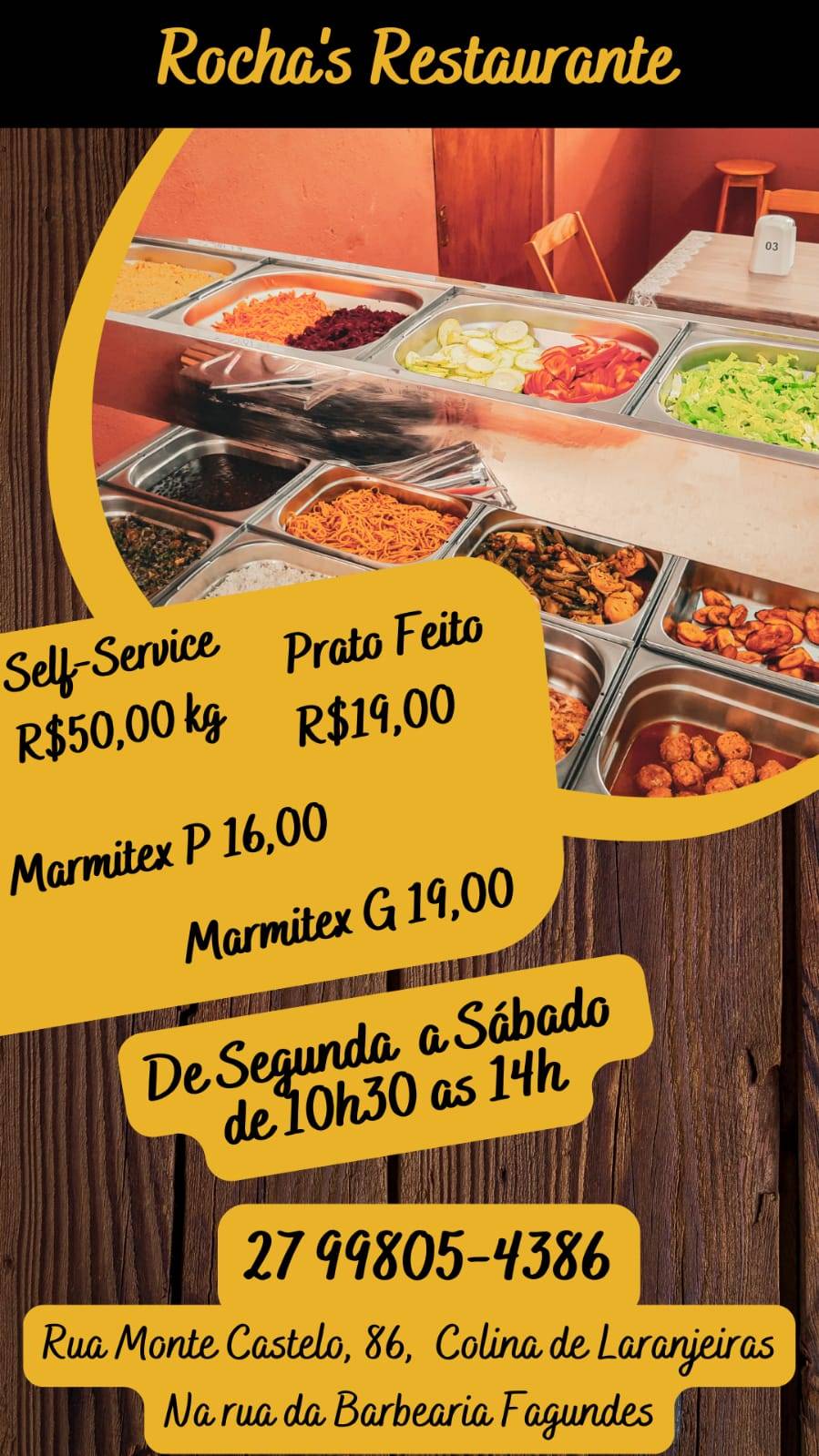 Menu em ROCHA'S CALDOS E PETISCOS restaurante, Serra