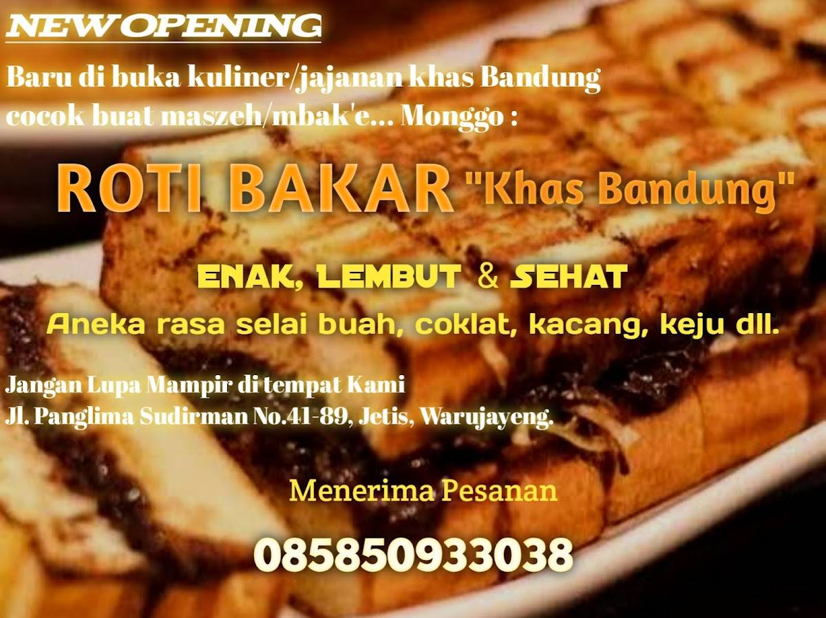 Carta de ROTI BAKAR "Khas Bandung", Warujayeng