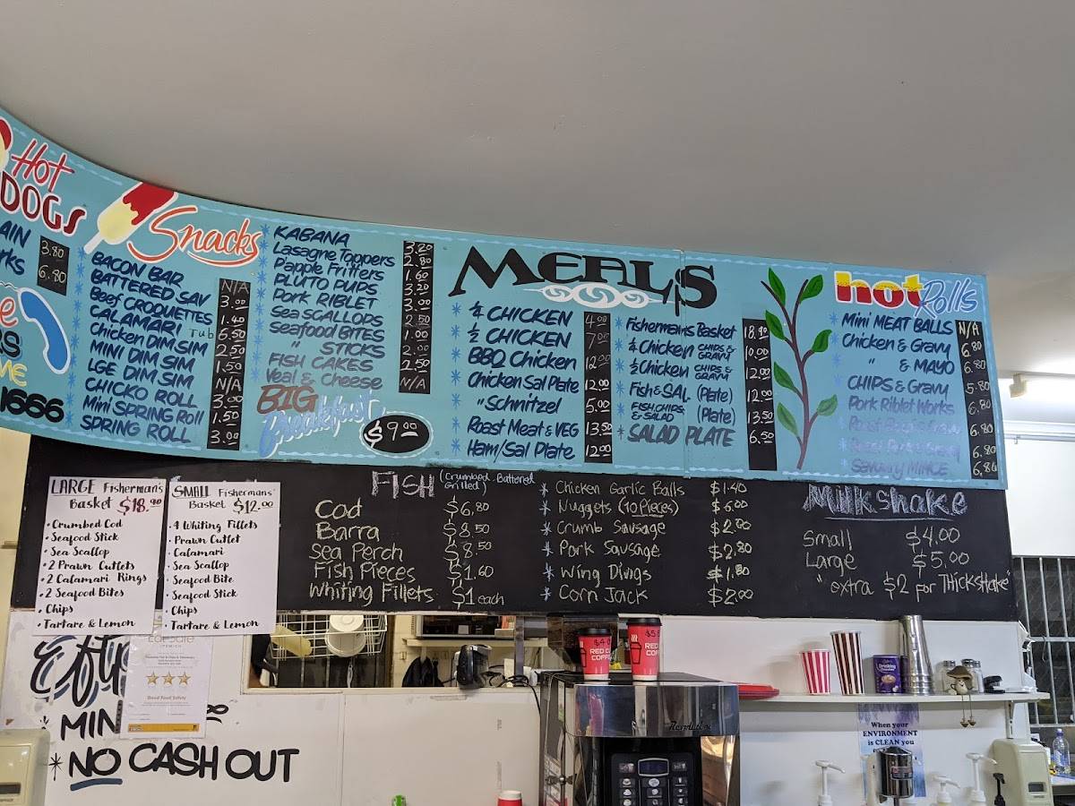 Menu at Raceview Fish & Chips & Takeaway fast food, Raceview