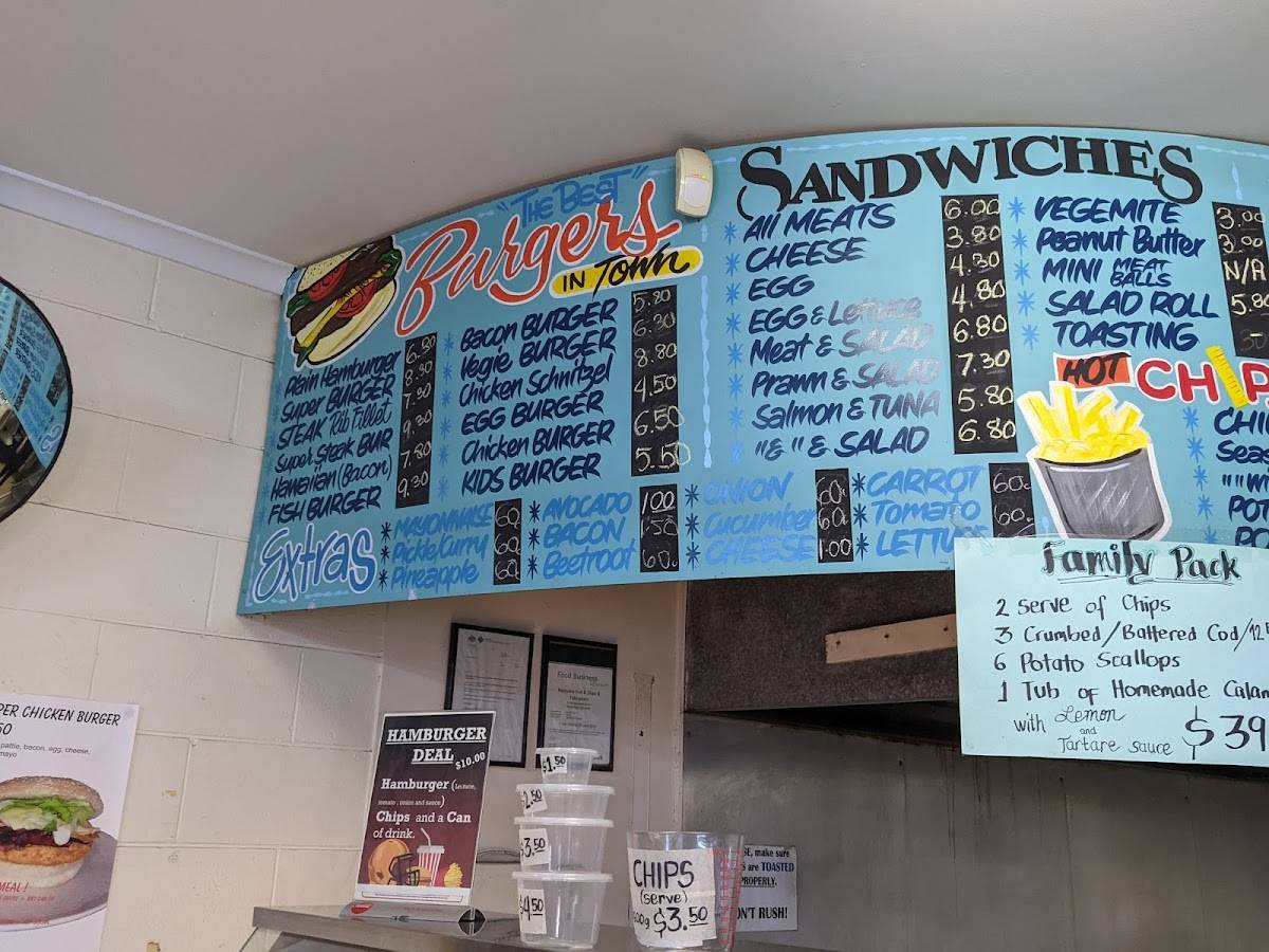 Menu at Raceview Fish & Chips & Takeaway fast food, Raceview