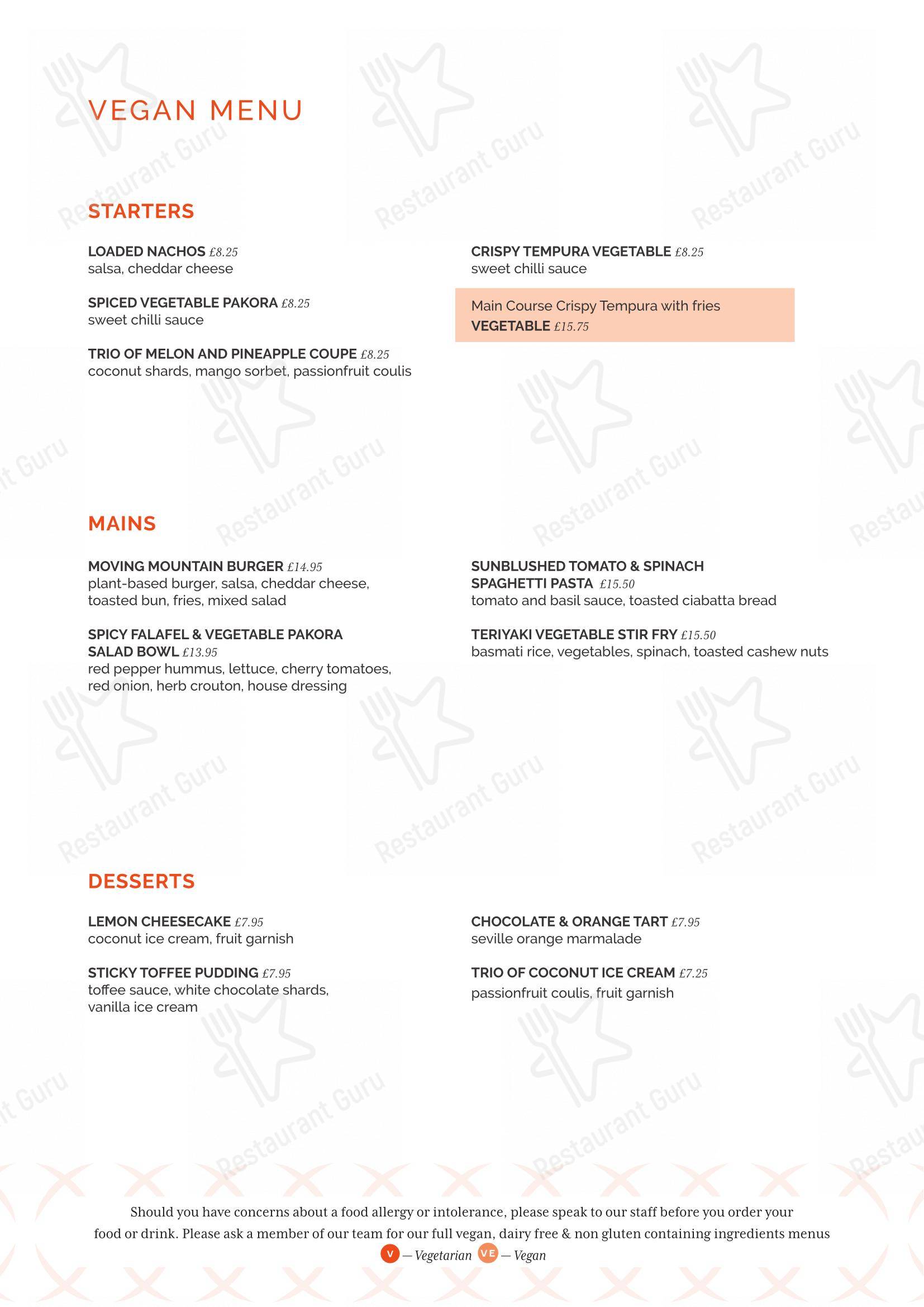 Menu at Radstone Hotel pub & bar, Larkhall, 3 Ayr Rd