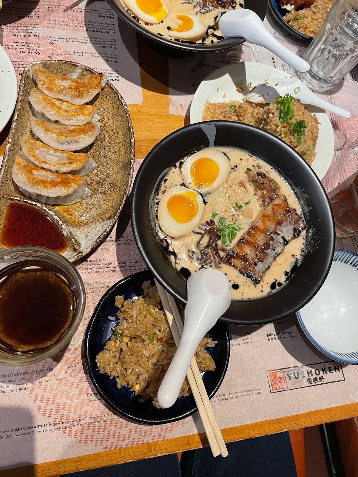 Menu at Ramen Yushoken Cebu restaurant, Mandaue City, G/F