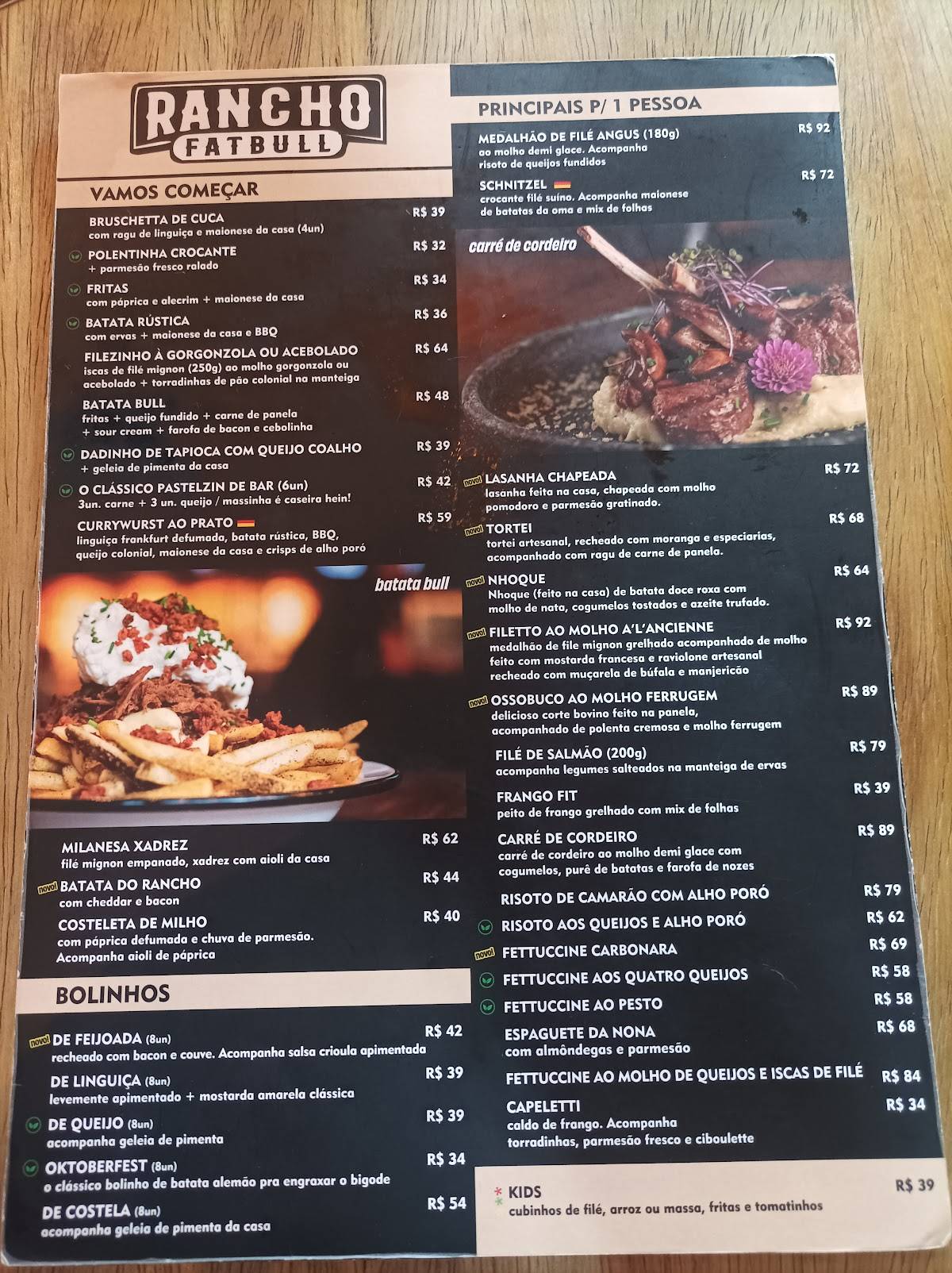 Menu em Rancho Fat Bull restaurante, Ivoti