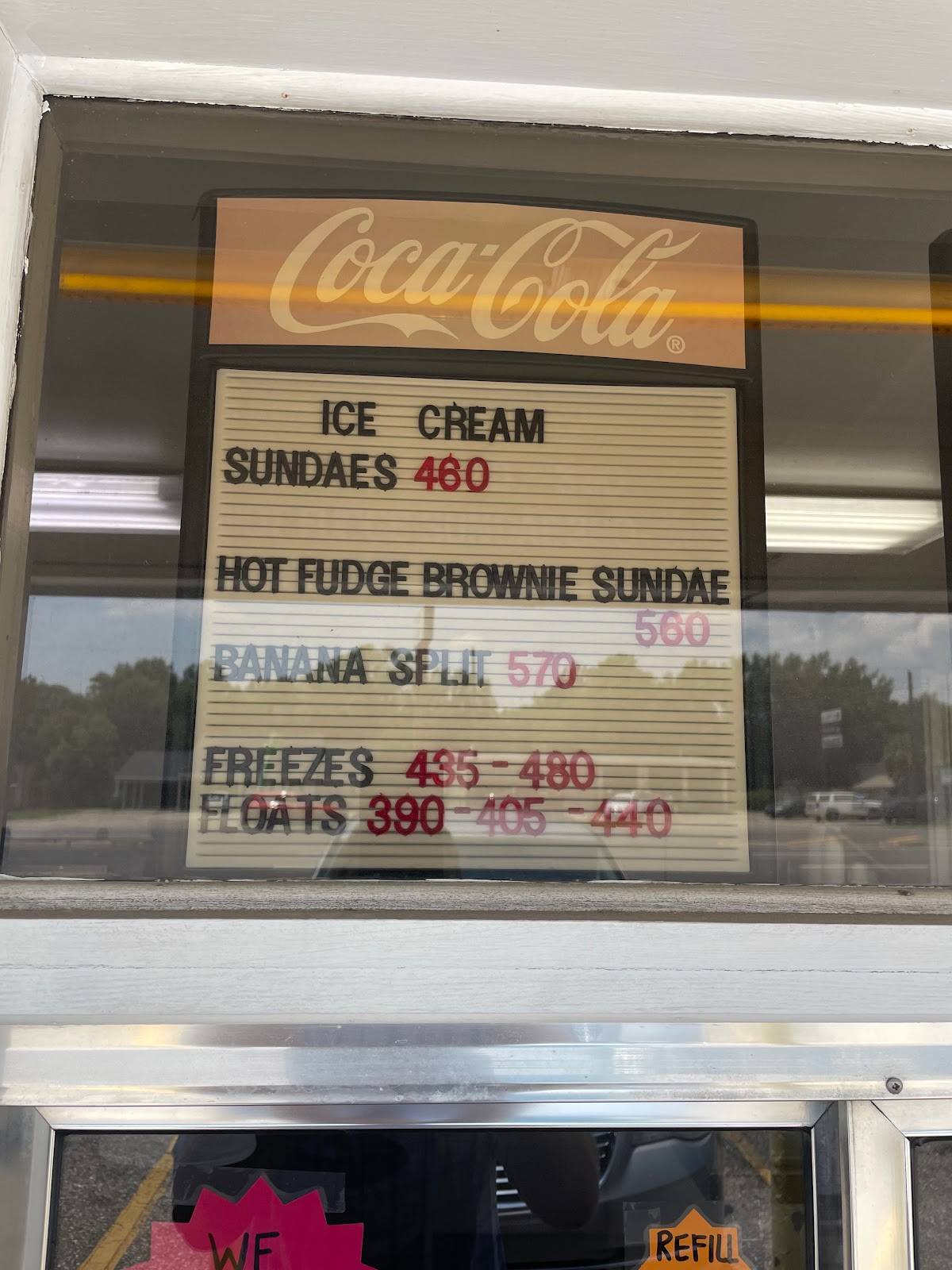 Menu at Rebel Dip restaurant, Gulfport