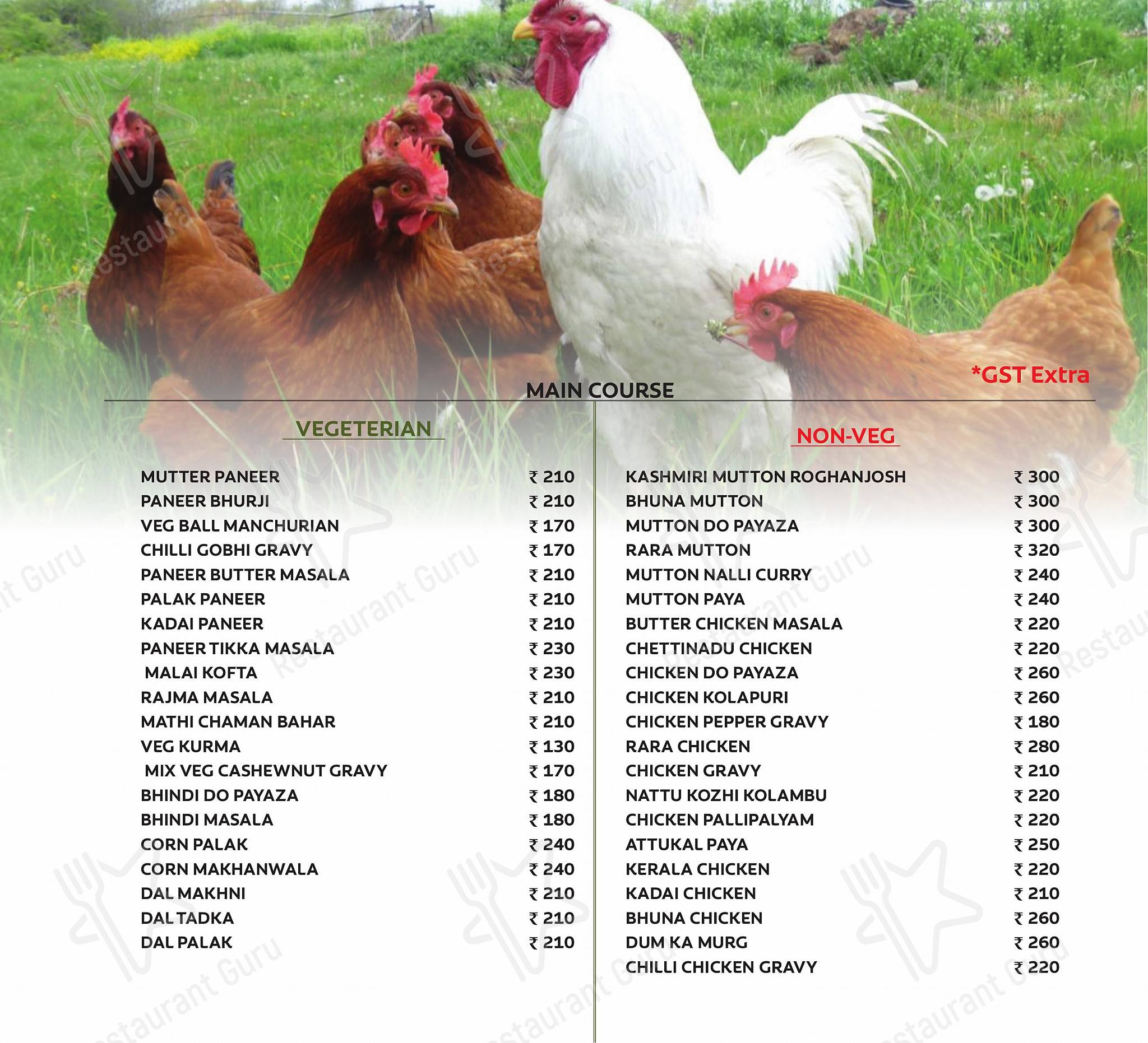 Menu at Amazon Jungles Restaurant - Theme Restaurant in OMR Perungudi ...