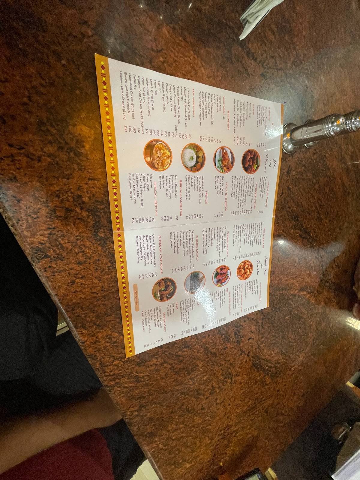 Menu at Anjappar Authentic Chettinad Restaurant, Hosur
