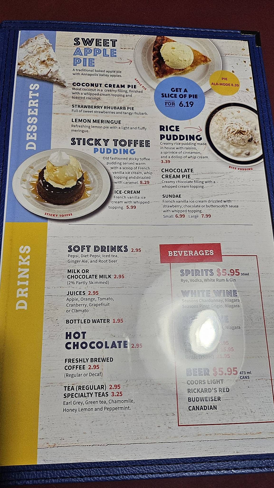 Menu at Archie's Fish & Chips restaurant, London, Huron St