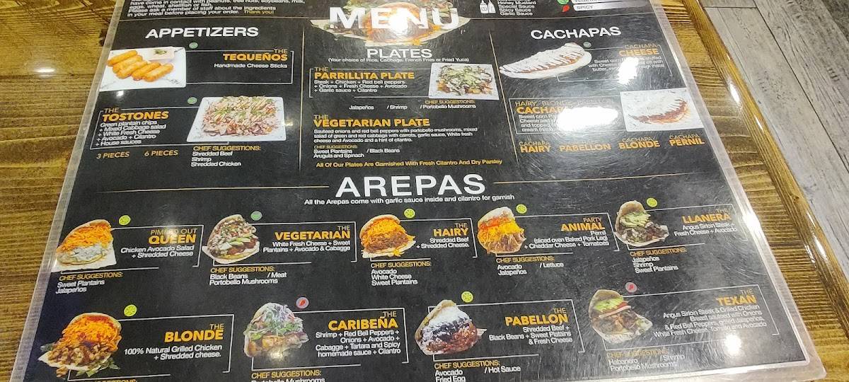 Menu at Arepitas (Round Rock) restaurant, Round Rock
