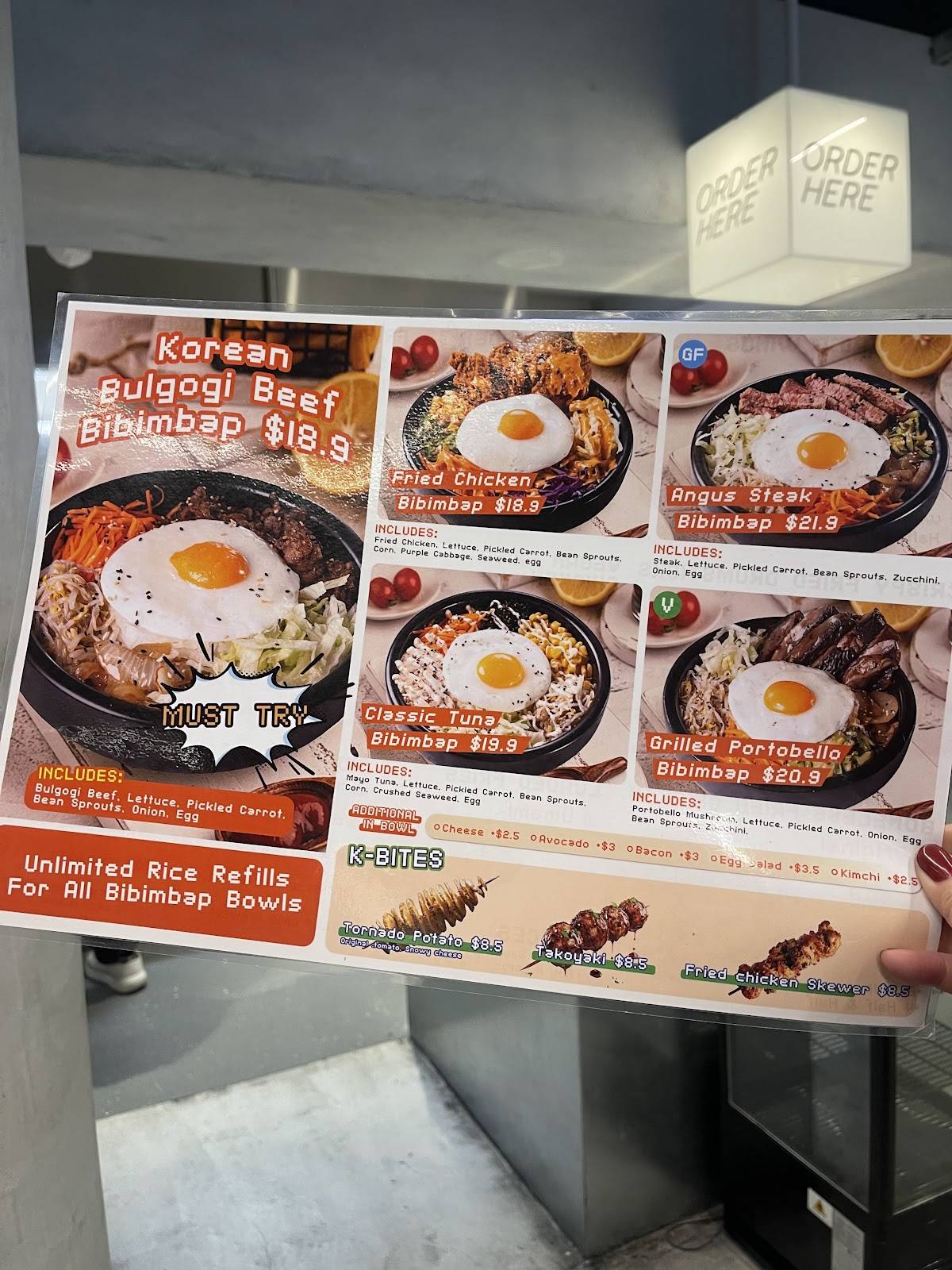 Menu at Ban Ban (David Jones) x Super Egg restaurant, Adelaide