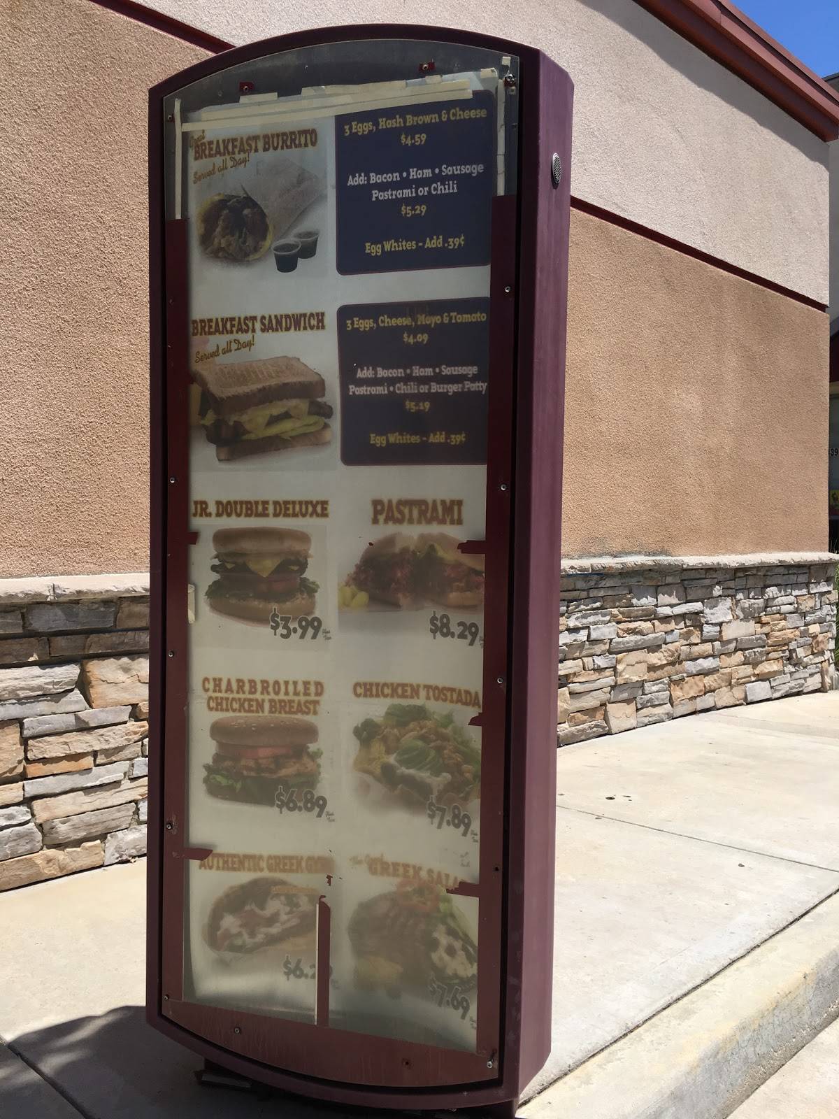 Menu at Everest Burgers restaurant, Santa Clarita