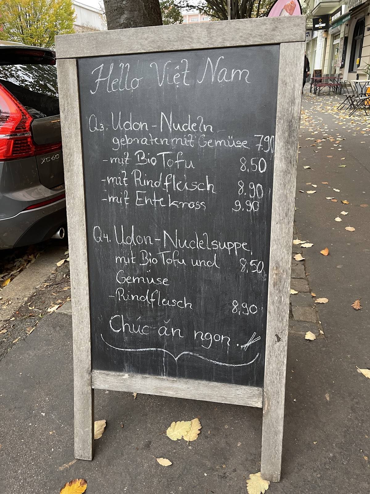 Speisekarte von Hello Vietnam Restaurant, Berlin, Gleimstraße 26