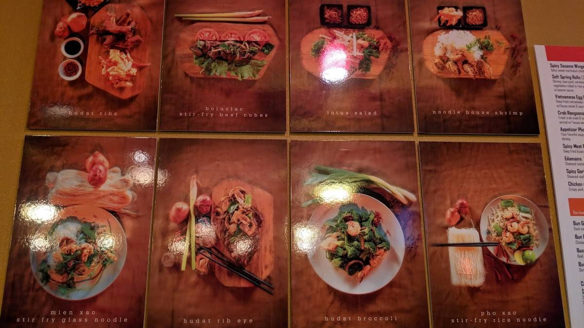 Menu at Hu-Dat Noodle House restaurant, Corpus Christi, S Staples St #102
