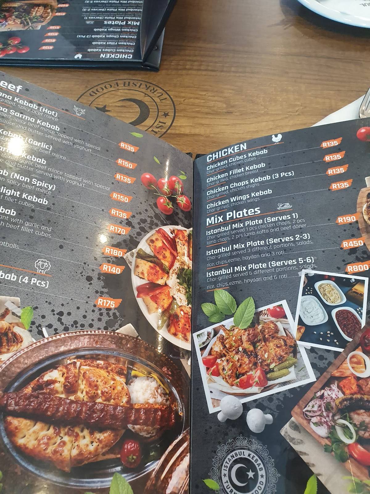 Menu at ISTANBUL KEBAB Sunninghill restaurant, Midrand, Village ...