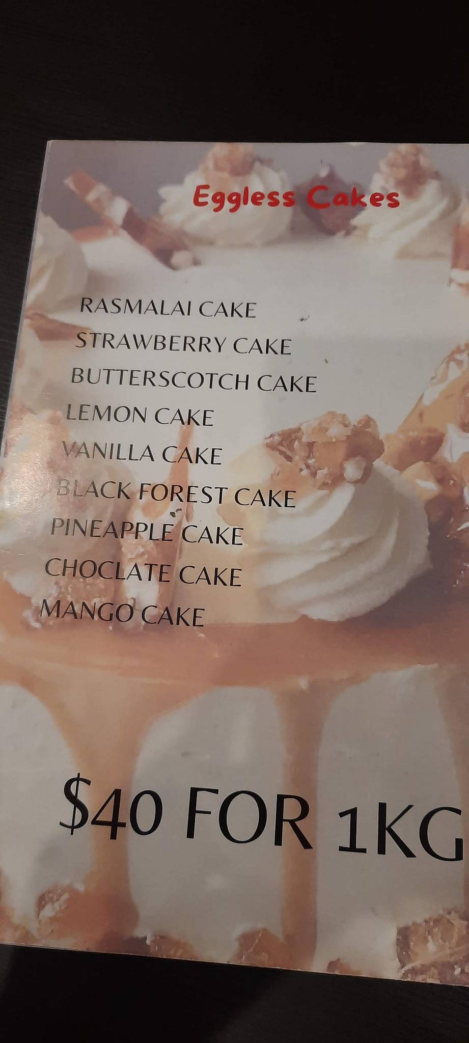 Menu at Indian Villa restaurant, Dernancourt