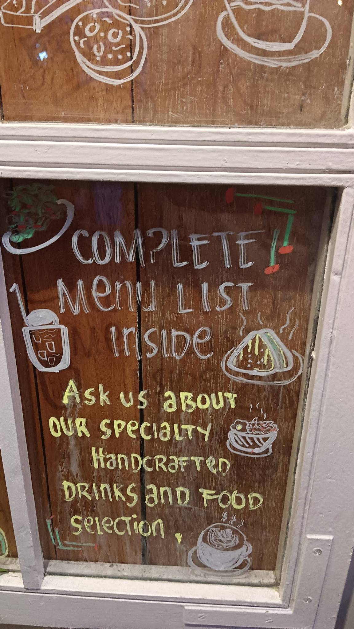Menu at KAPTAN, Quezon City