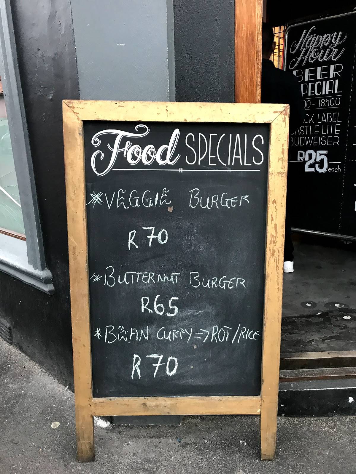 Menu at Kind Regards restaurant, Cape Town, 86 Station Rd
