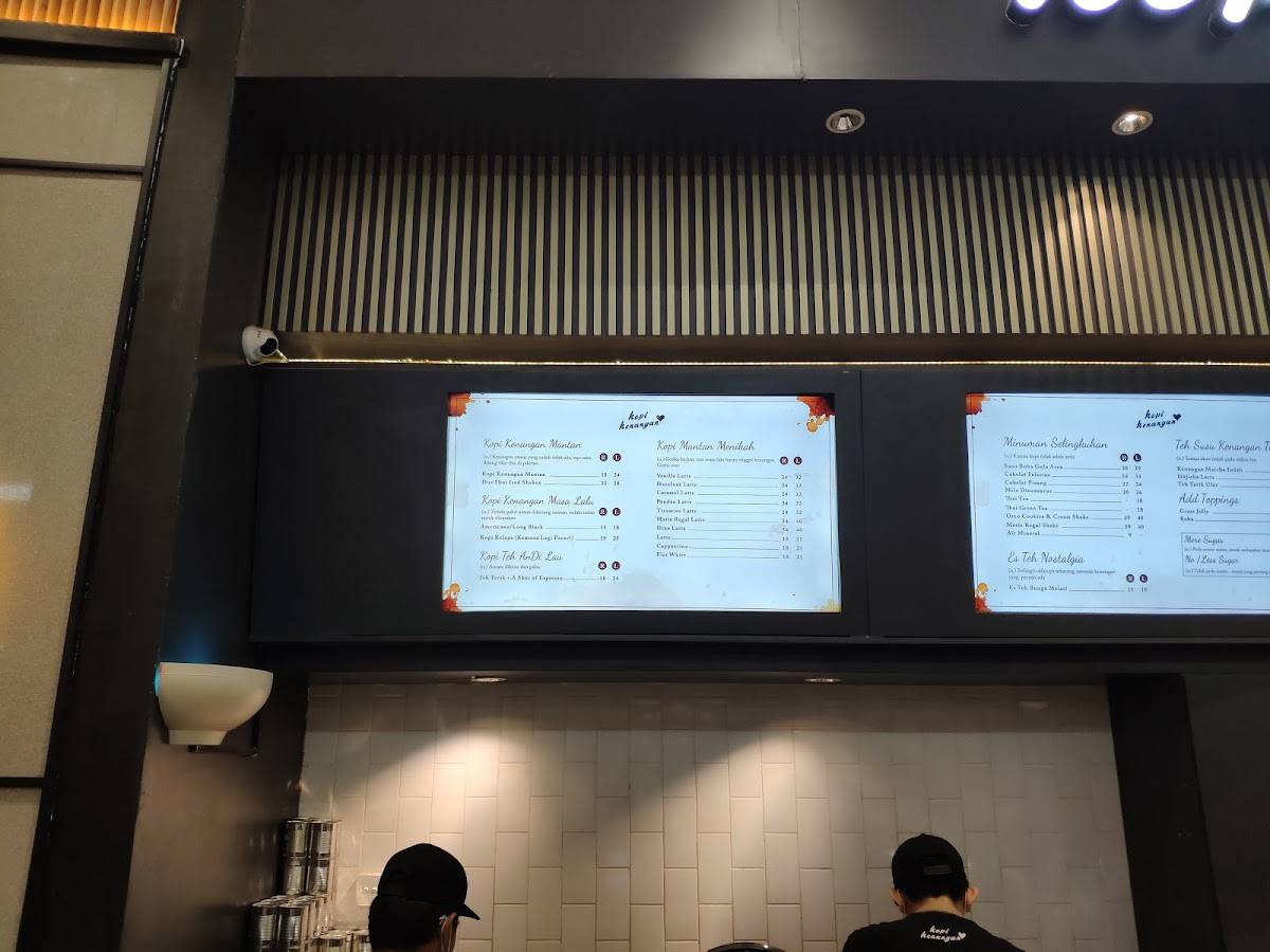 Menu at Kopi Kenangan - Lippo Mall Puri (2), West Jakarta, Lippo Mall ...