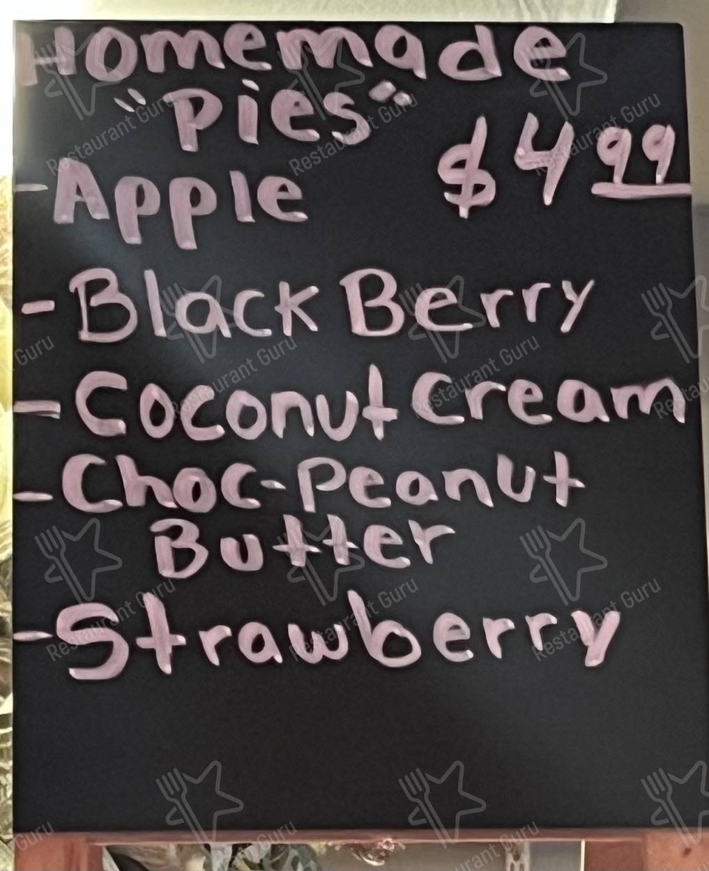 Menu at Loaded Burger, Beaver