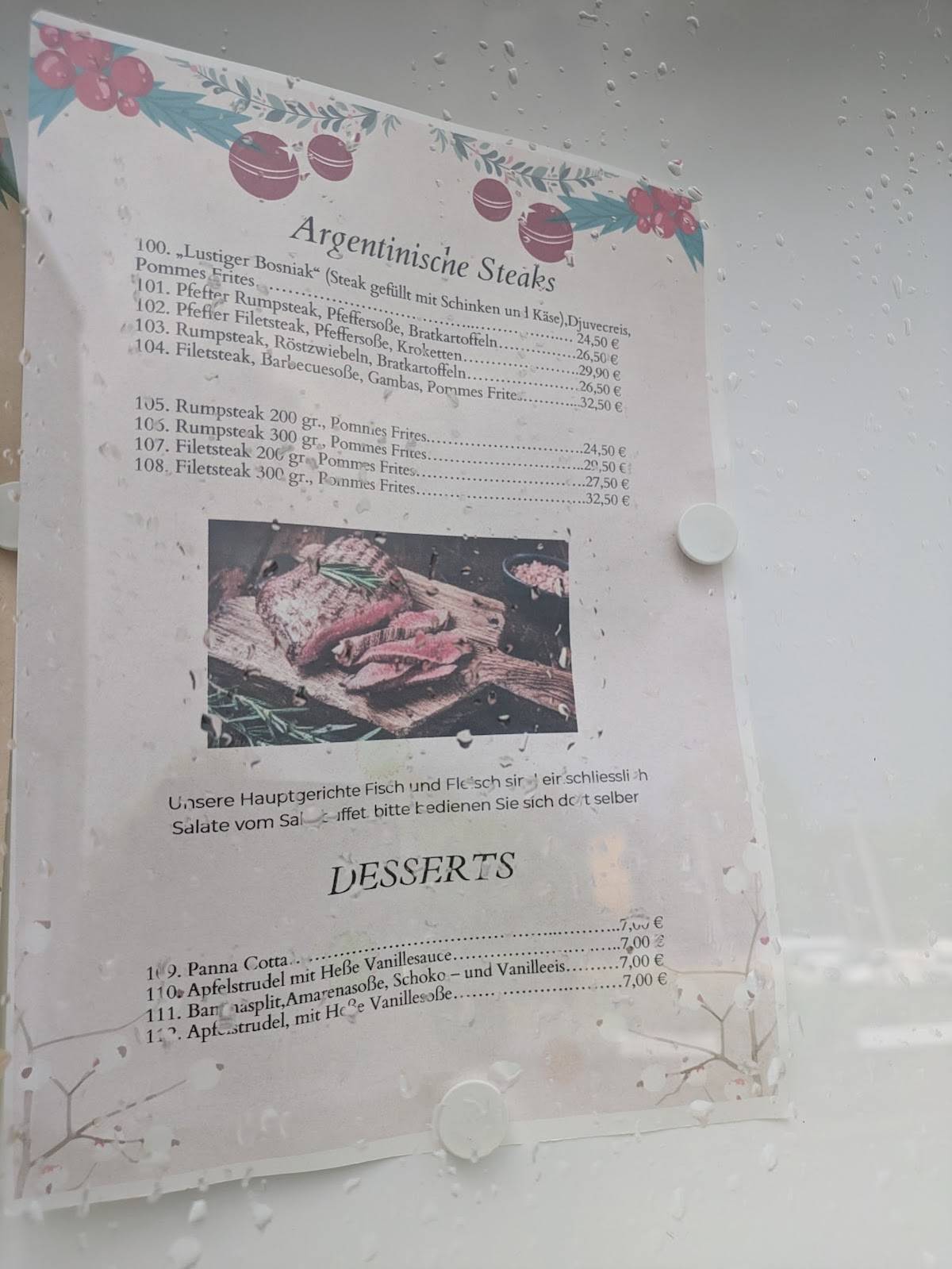 Menu at Restaurant Mare, Selfkant