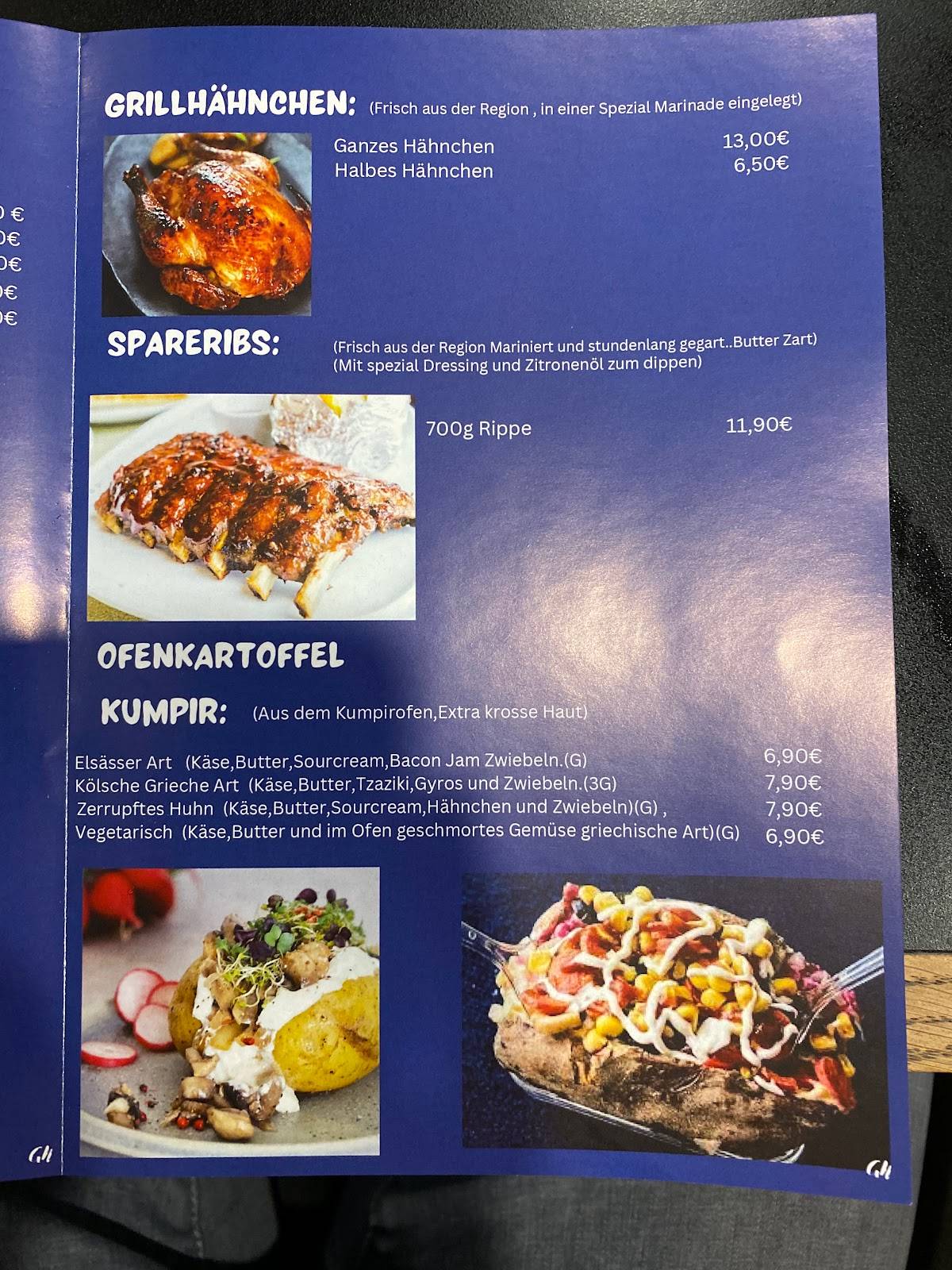 Speisekarte von Nikos Grill - Der kölsche Grieche restaurant, Köln