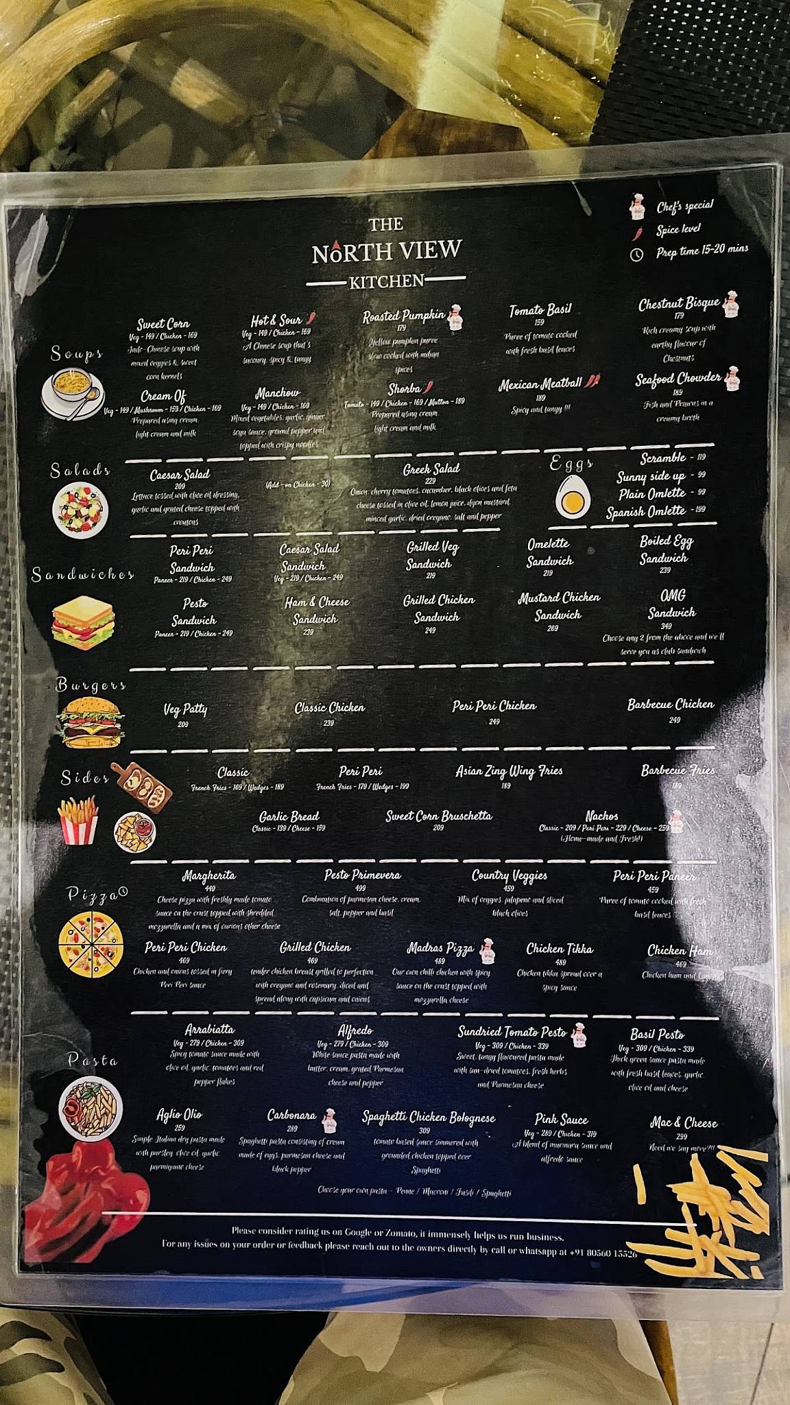 Menu at Northview Kitchen, Chennai
